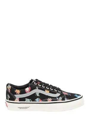 VANS X UNDERCOVER Graphic Low-top Canvas Sneakers - Black