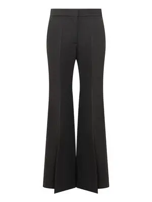Givenchy Tailored Flared Wool Trousers - Black
