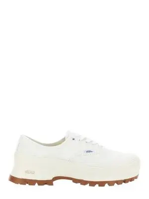 VANS Authentic" Sneakers With Vibram Rubber Sole And 4cm Platform - White