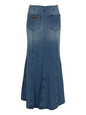 LOIS High Rise Maxi Skirt - Denim