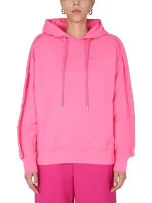 AMBUSH Embroidered Logo Hoodie - Fuchsia