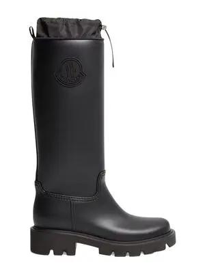 Moncler MONCLER Waterproof Tall Drawstring Boots Nero