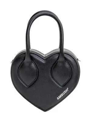 AMBUSH AMBUSH Heart-Shaped Mini Handbag Black