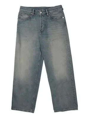 NINE:INTHE:MORNING Loose Fit Faded Jeans - Denim