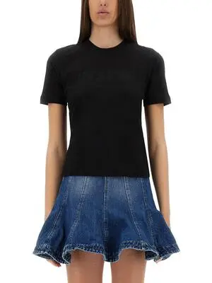 MSGM Slim Fit T-shirt - Black