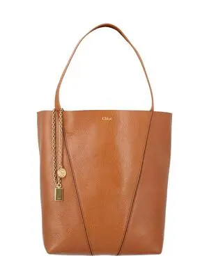 Chloé Chloé Medium Woody Tote Handbag Brown
