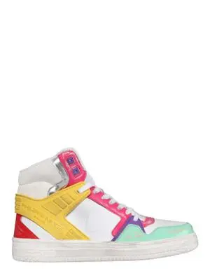 Philippe Model PHILIPPE MODEL High Top Leather And Nylon Sneakers Multicolour