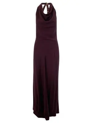 Liu Jo Cowl Neck Maxi Dress - Brushed