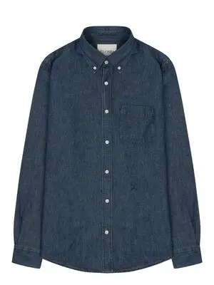 Closed Denim Button-down Shirt - Blue