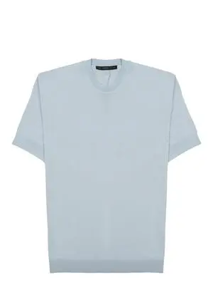 LOW BRAND Techno T-shirt - Azure