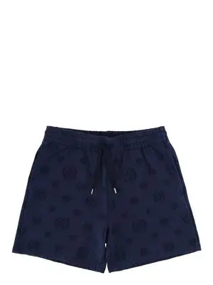 Casablanca Applique Monogram Sweatshorts - Blue