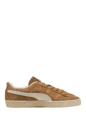 PUMA Premium Leather Lace-up Sneakers - Brown