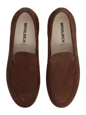 Woolrich Suede Slip-on Loafers - Brown