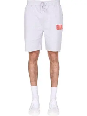 Helmut Lang Fleece Bermuda Shorts - Grey