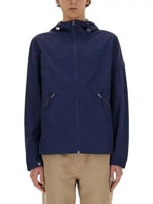 Woolrich Hooded Zip-up Jacket - Blue