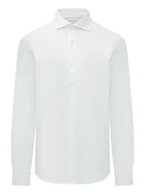Brunello Cucinelli Long Sleeve Shirt - Bianco
