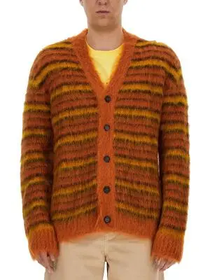 Marni V-neck Long Sleeve Cardigan - Multicolour