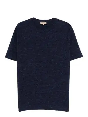 Woolrich Short-sleeved Knit T-shirt - Blue