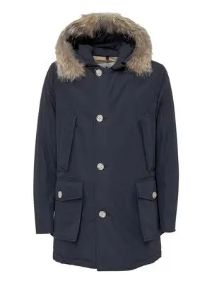 Woolrich WOOLRICH Artic Mini Puffer Jacket With Hood Blu