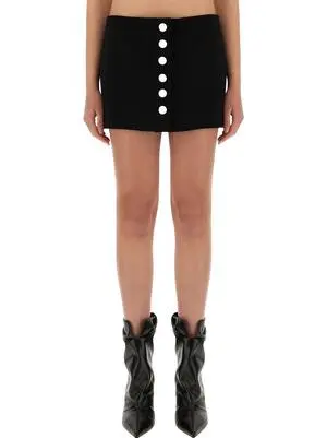 Khaite Jaxon Mini Skirt - Black
