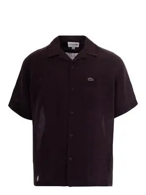Lacoste Relaxed Fit Short-sleeve Button-up Shirt - Buffalo