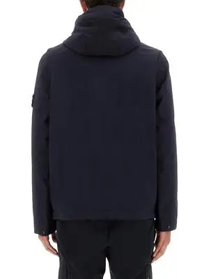 Stone Island Soft Shell-r E. Dye Technology Primaloft Jacket - Blue