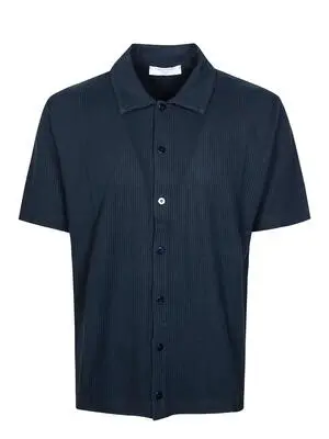 DANIELE FIESOLI Daniele Fiesoli Short Sleeve Ribbed Mini Shirt For Men