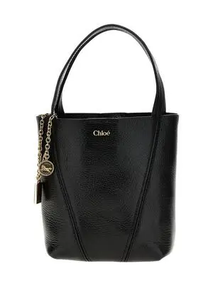Chloé CHLOÉ Mini Leather Crossbody Bag Nero