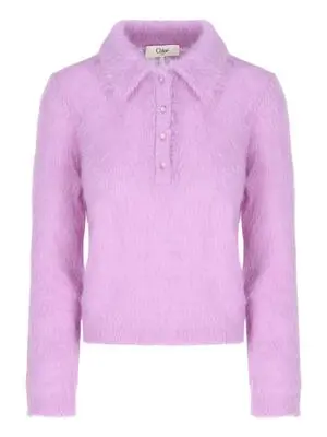 CHLOÉ CHLOÉ Mini Sweater With Mother-of-Pearl Buttons