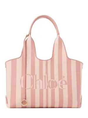 Chloé CHLOÉ Oversized Logo Tote Bag Rosa