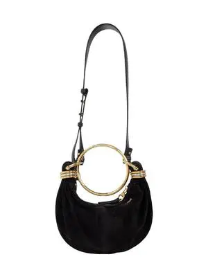 Chloé Mini Hobo Handbag - Black