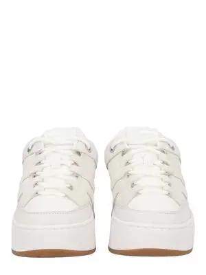 Michael Kors Lace-up Platform Sneakers - White