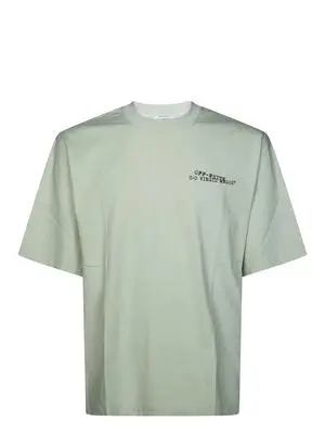 Off-White Classic Fit Mini T-shirt For - Verde