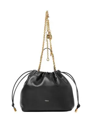 Chloé Mini Drawstring Bag - Nero