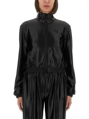 Alexander Wang Satin Track Jacket - Black