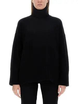 Canada Goose Cashmere Blend Turtleneck Jumper - Black