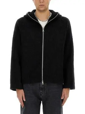 Our Legacy Regular Fit Zip-up Cardigan - Black