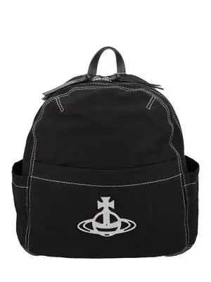 VIVIENNE WESTWOOD Cotton Mini Backpack - Black