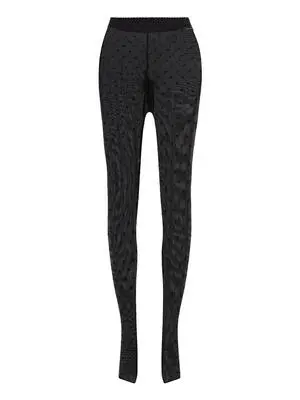 MARINE SERRE MARINE SERRE High-Waisted Moon Print Tights