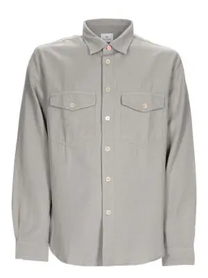 Paul Smith Long Sleeve Button-up Shirt - Grey
