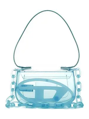 DIESEL® Mini Tote Bag With Chain Strap - Blu