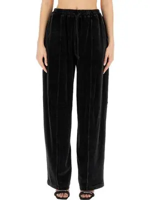 Alexander Wang Velvet Joggers - Black
