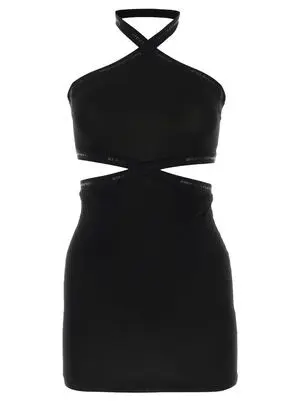 Alexander Wang Stretch Cut Out Mini Dress - Black