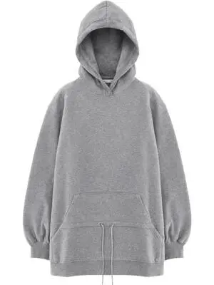 Alexander Wang Dropped Waist Hoodie Dress - Grey