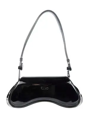 DIESEL® Play Crossbody Bag In Glossy Pu - Nero