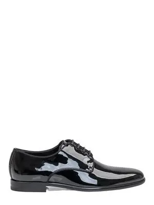 Dolce & Gabbana Luxe Calf Leather Lace-up Dress Shoes - Nero