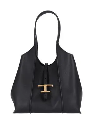 TOD`S Tod's Timeless Small Leather Shopping Bag - Black