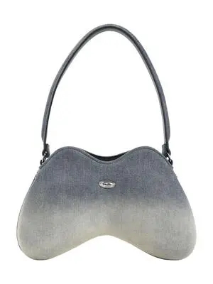 DIESEL® Mini Shoulder Handbag With Zip Closure - Blue