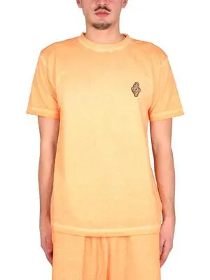MARCELO BURLON COUNTY OF MILAN Sunset Cross Regular T-shirt - Orange