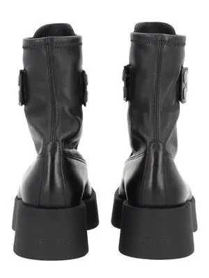 Premiata Leather Ankle Boots - Black